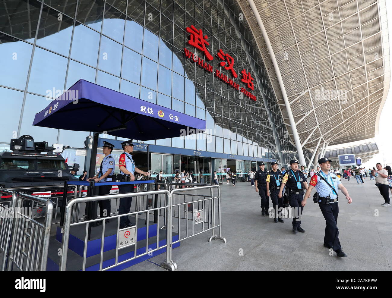 Police and security force are equipped to ensure the safety during the ...