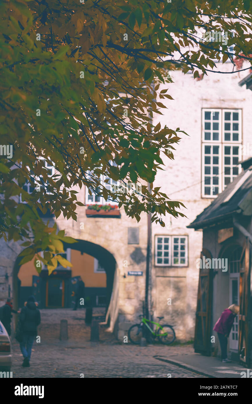 Swedish gate in Riga in autumn Stock Photo - Alamy