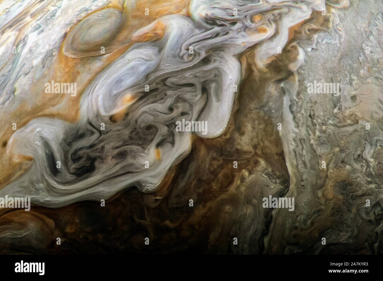 Jupiter planet texture background. Elements of this image were ...