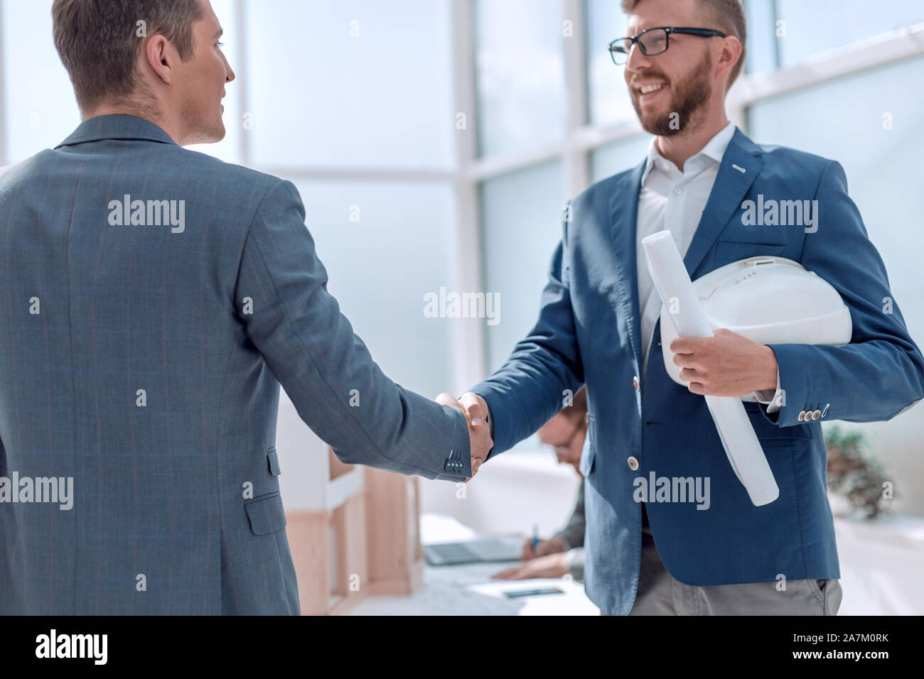 Architect drawings and customer hi-res stock photography and images - Alamy