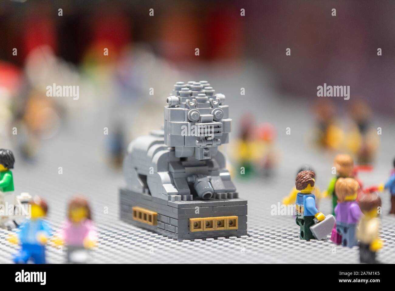 The Lego toy model of the Forbidden City, also known as the Imperial ...