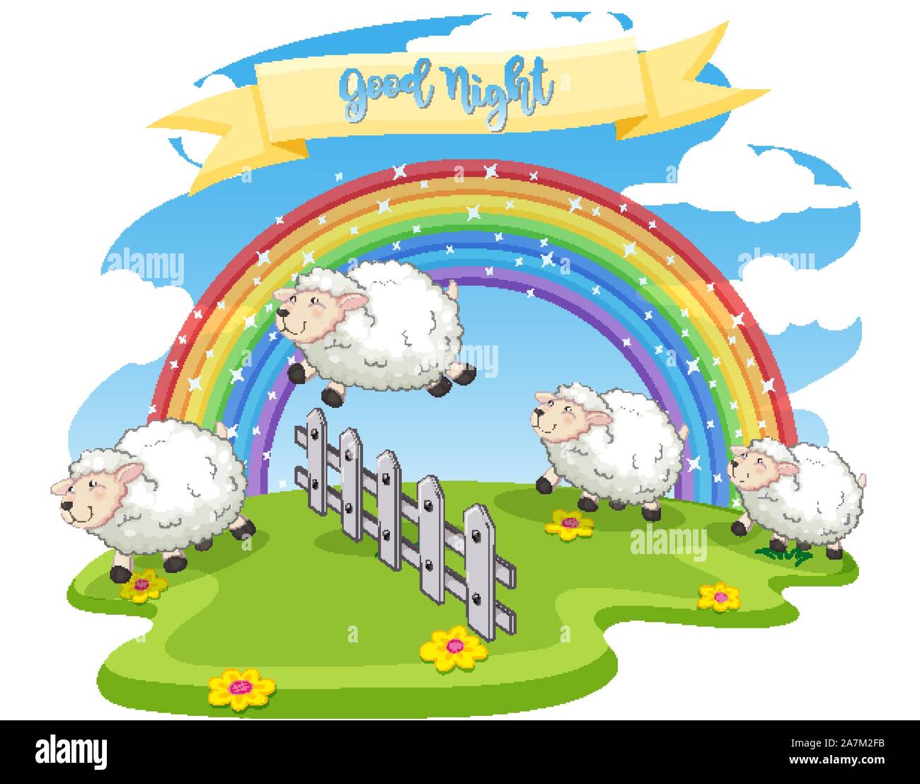 Sheep jumping over fence hi-res stock photography and images - Alamy