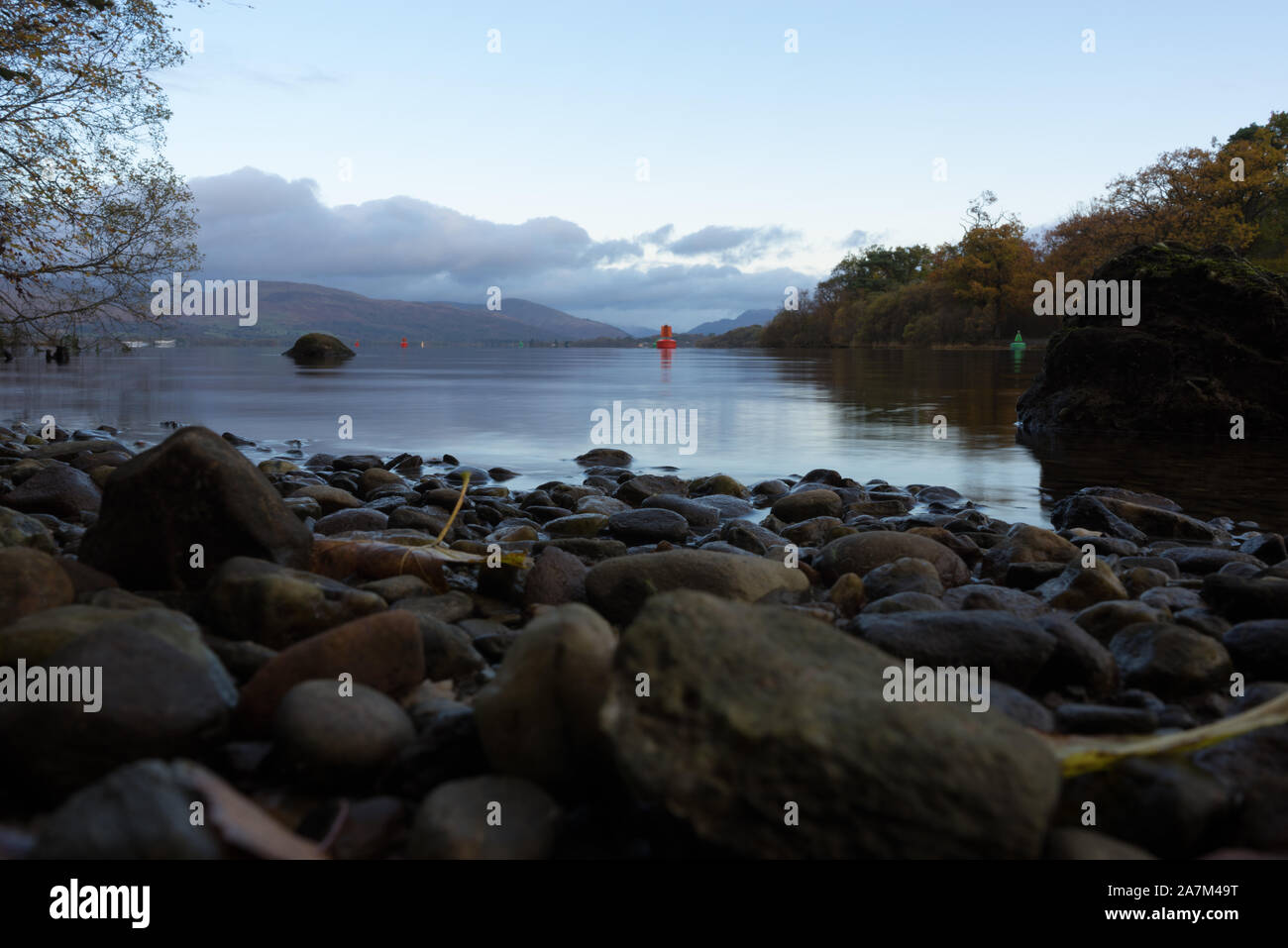 Long exposure scottish loch jetty hi-res stock photography and images ...