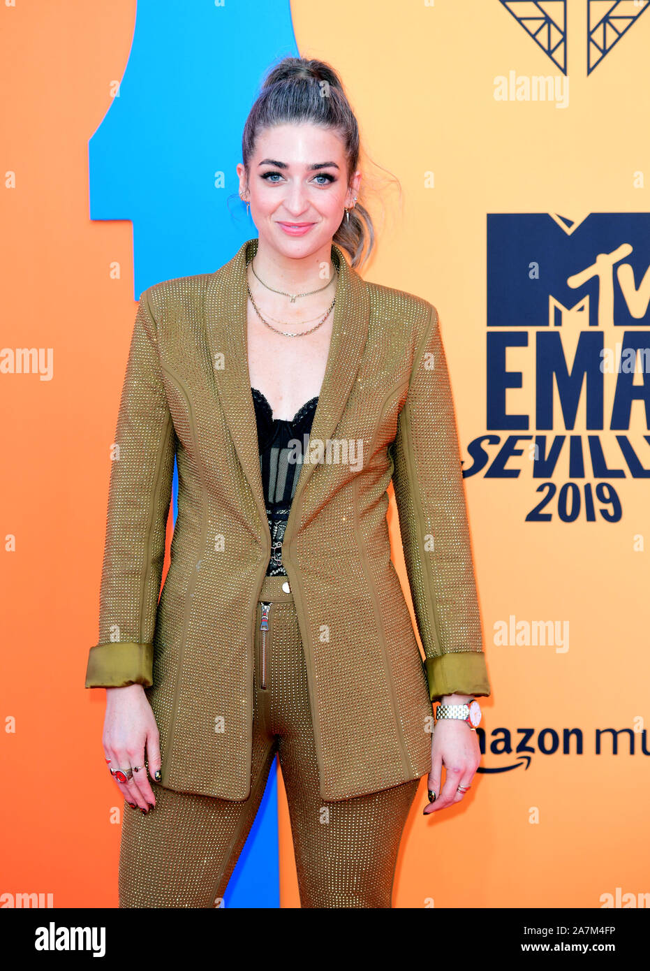 Harriet Rose attending the MTV Europe Music Awards 2019, held at the ...