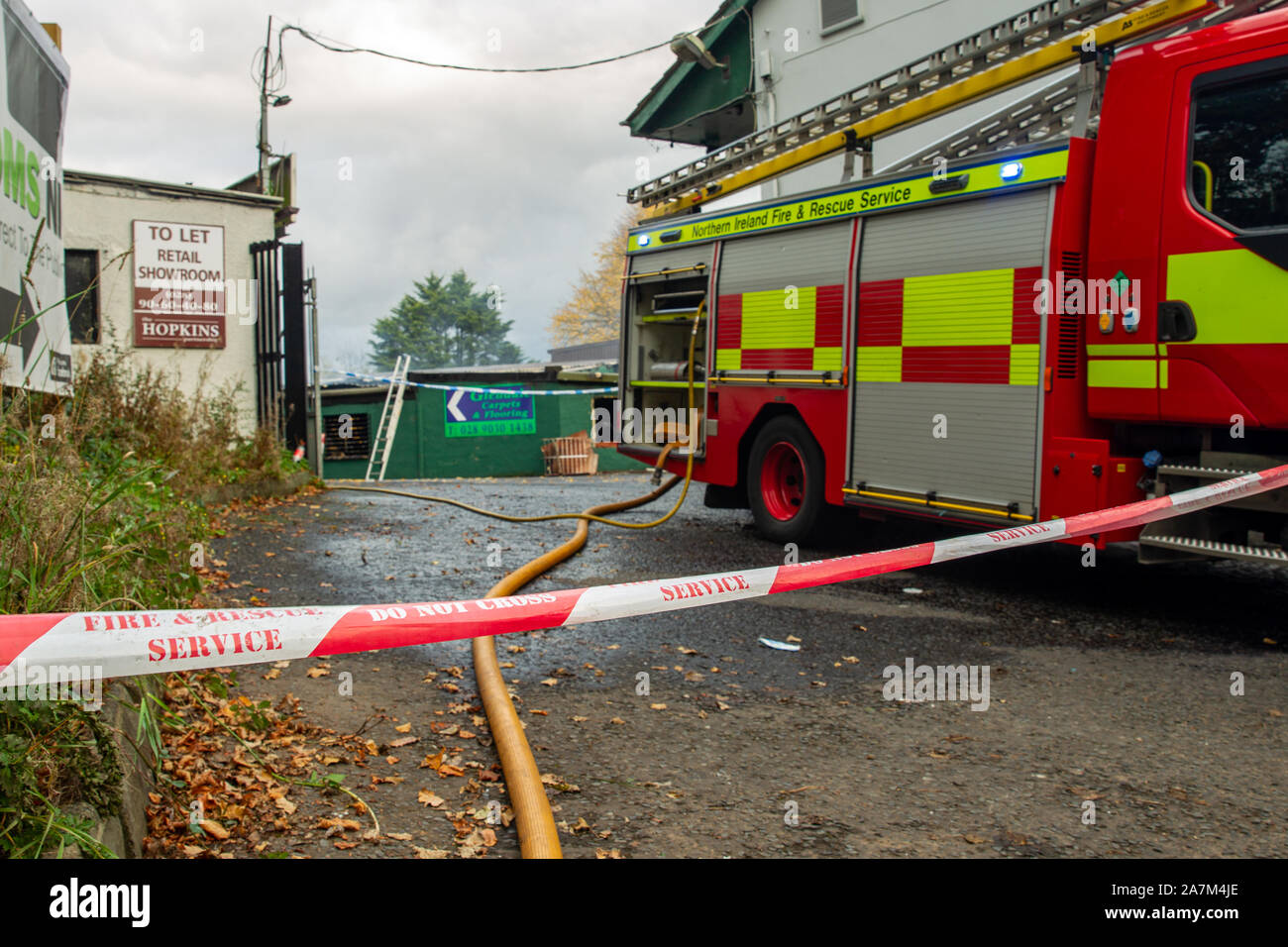 Belfast, UK,Europe. 3rd November 2019. At 01:00 am Northern Ireland ...