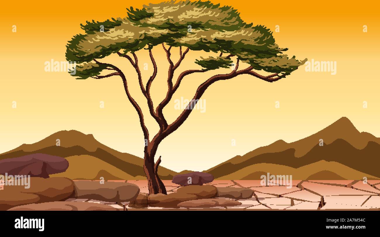 Plant drought garden Stock Vector Images - Alamy