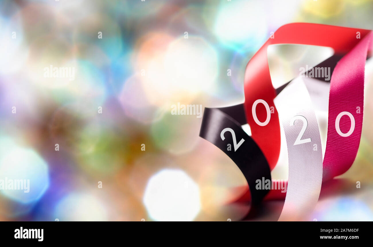 Overlapping Circles and Shapes with colored ball on tree and silk ...