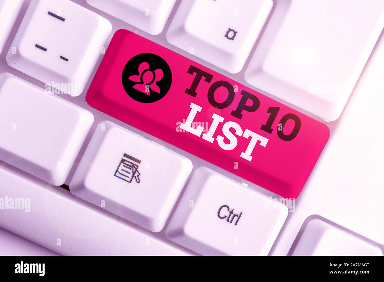 Handwriting text Top 10 List. Conceptual photo the ten most important ...