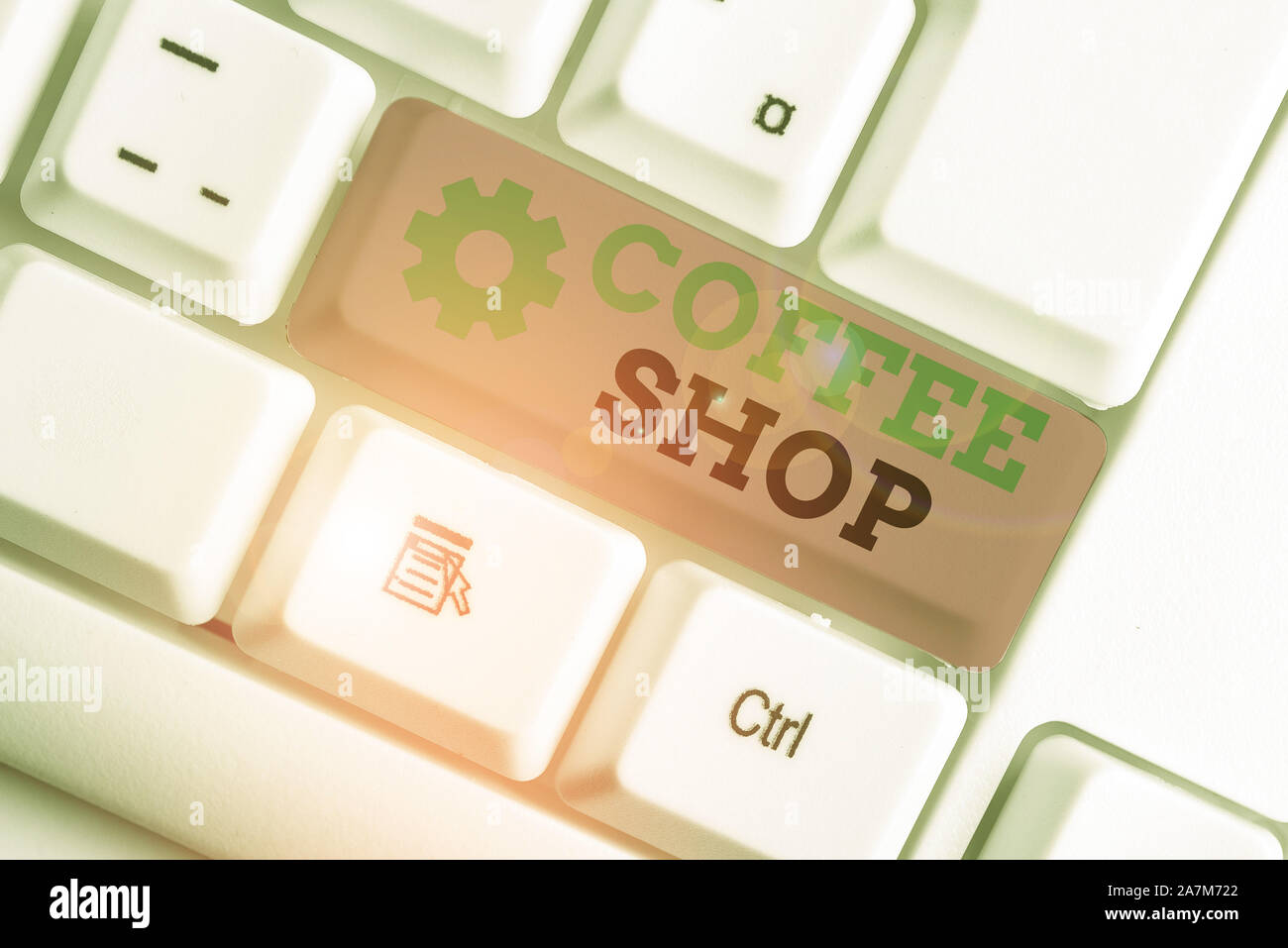 Conceptual hand writing showing Coffee Shop. Concept meaning small ...