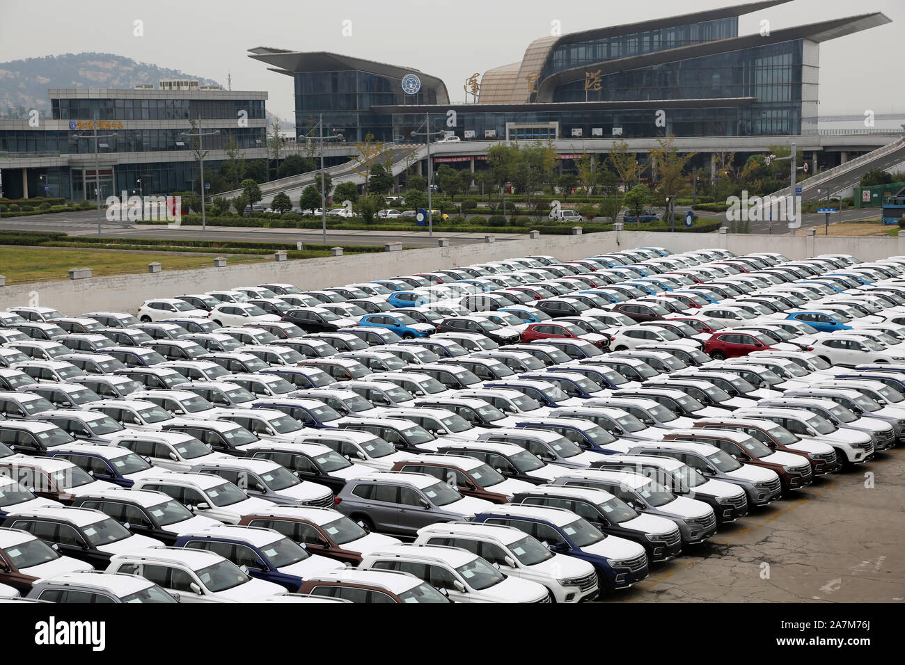 1336 vehicles made by SAIC Motor Corporation Limited are prepared to be ...