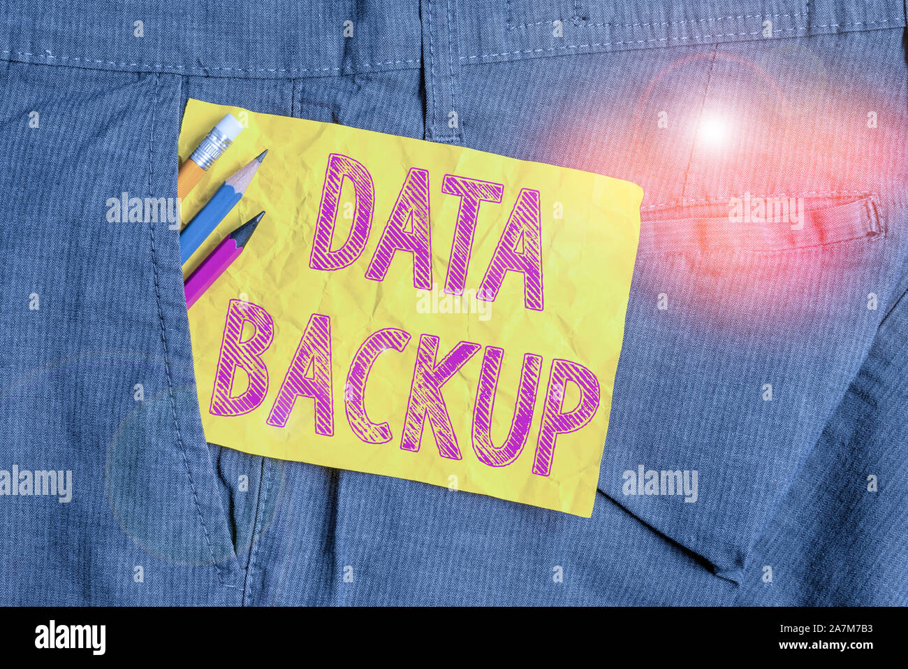 Word writing text Data Backup. Business photo showcasing copy of important data that is stored ...