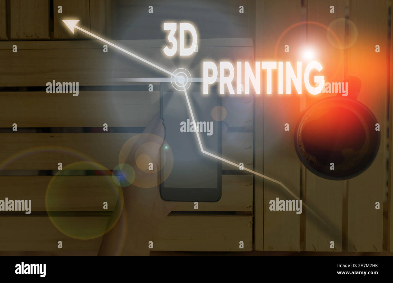 Writing note showing 3D Printing. Business concept for making a ...