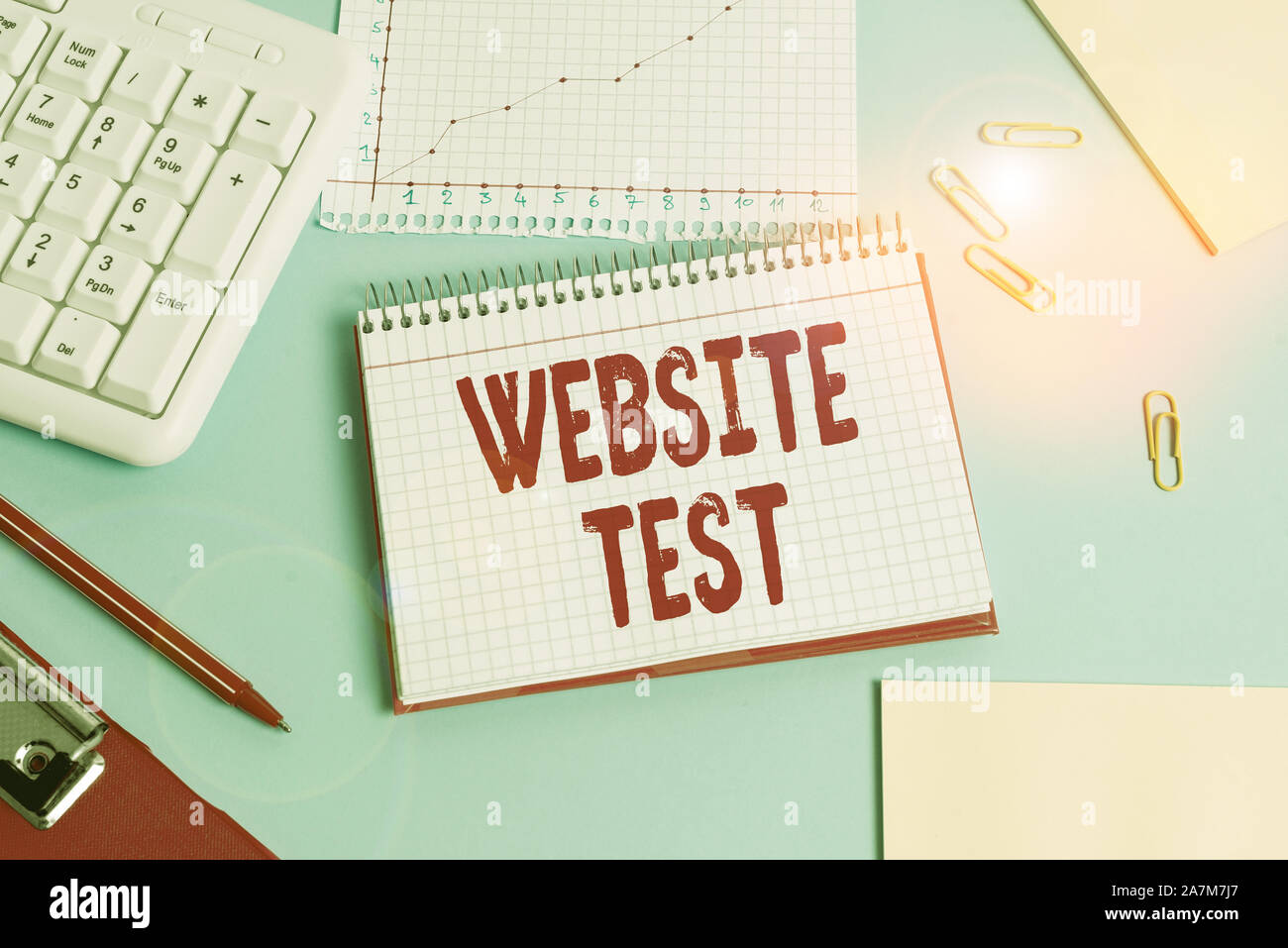 Handwriting text Website Test. Conceptual photo test the websites or ...