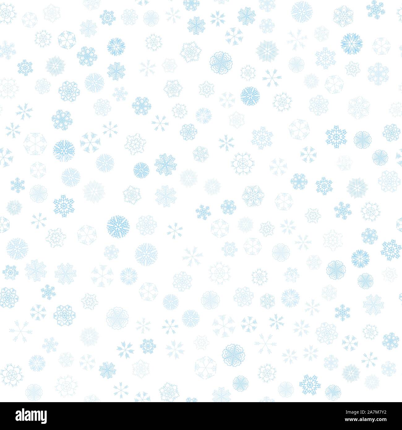 vector winter snow light blue seamless pattern Stock Vector Image & Art ...