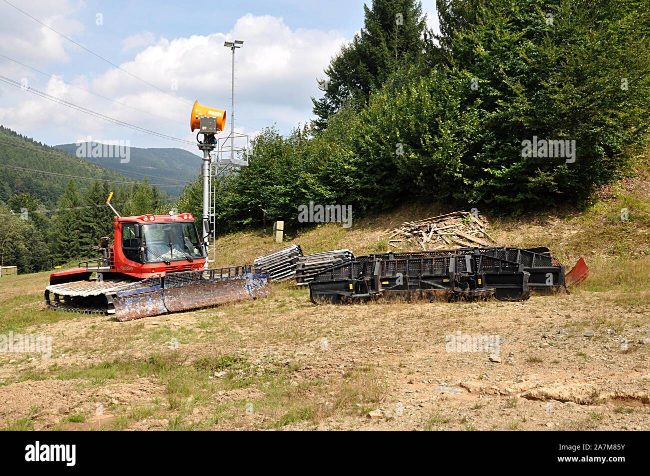 modern snow blower Stock Photo - Alamy