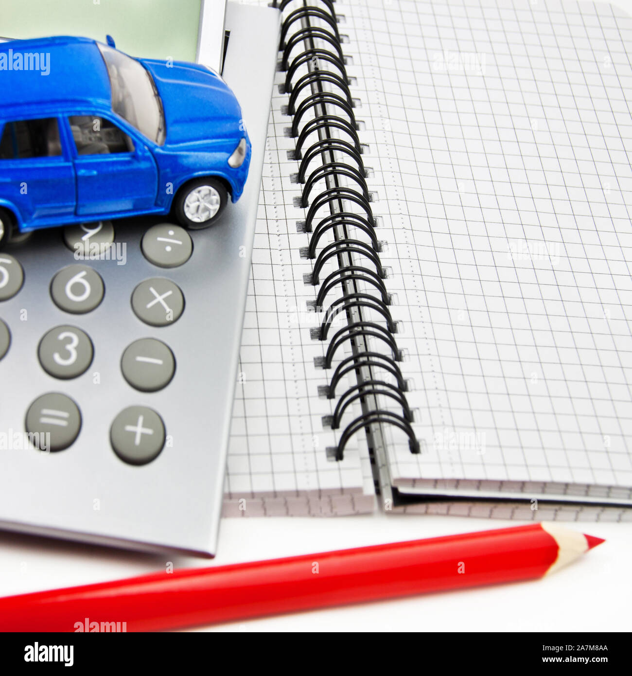 Car insurance concept calculator hi-res stock photography and images ...