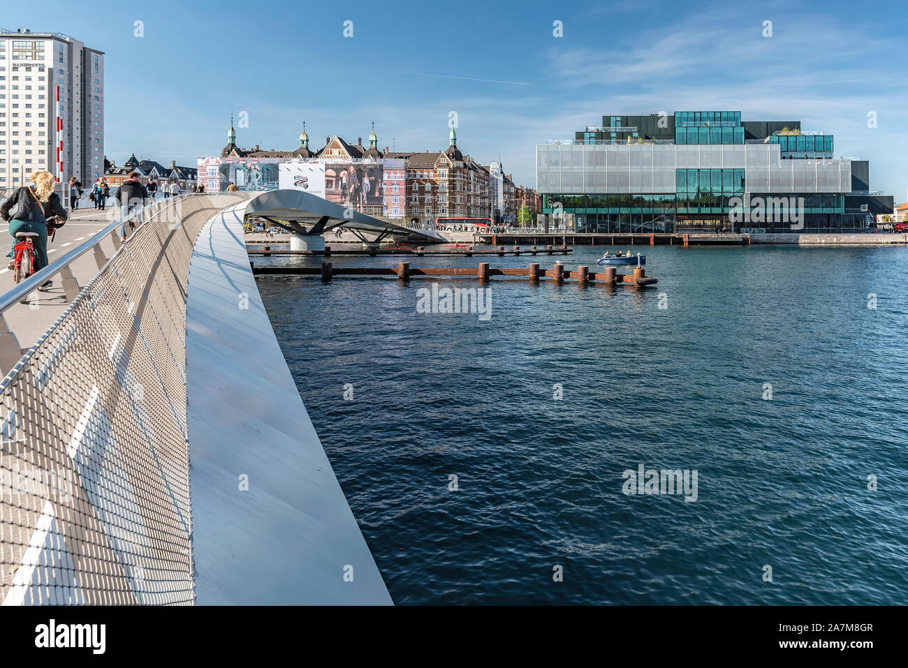 COPENHAGEN, DENMARK - SEPTEMBER 21, 2019: Located on the Copenhagen ...