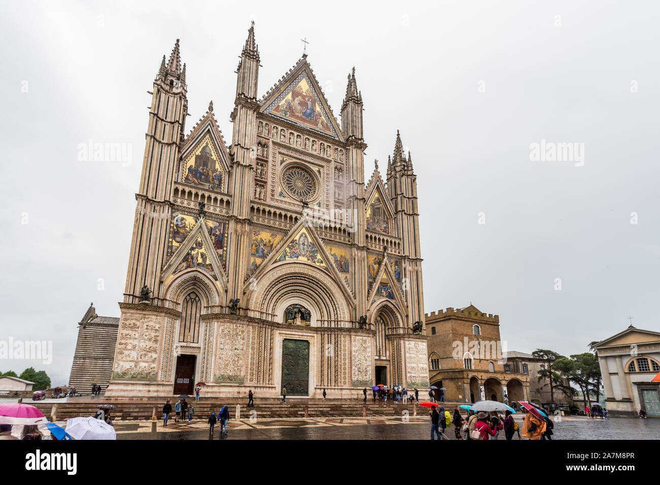 The Orvieto Cathedral, Basilica of Santa Maria Assunta, important ...
