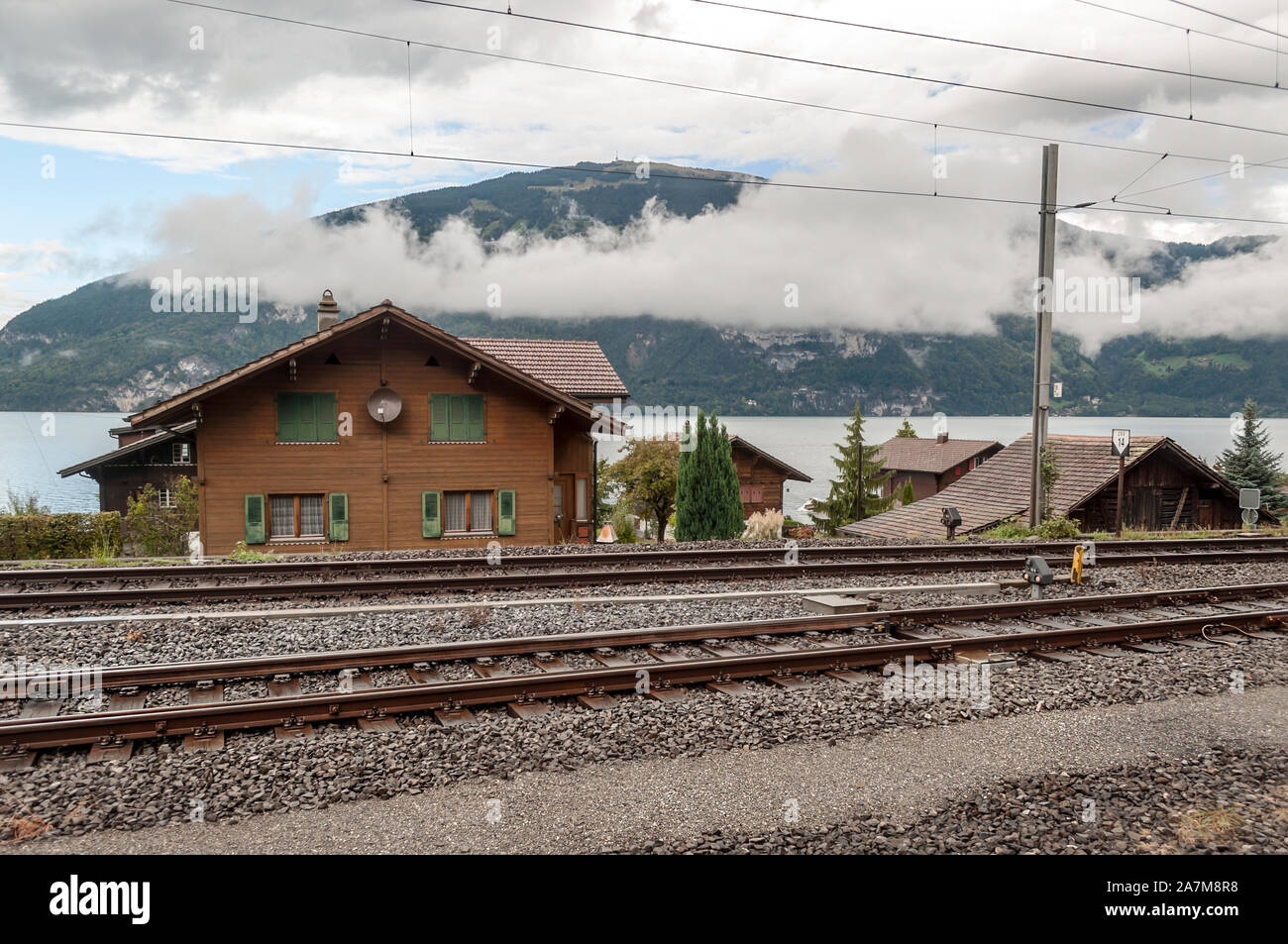 Lauterbrunnen And Murren Train High Resolution Stock Photography and ...
