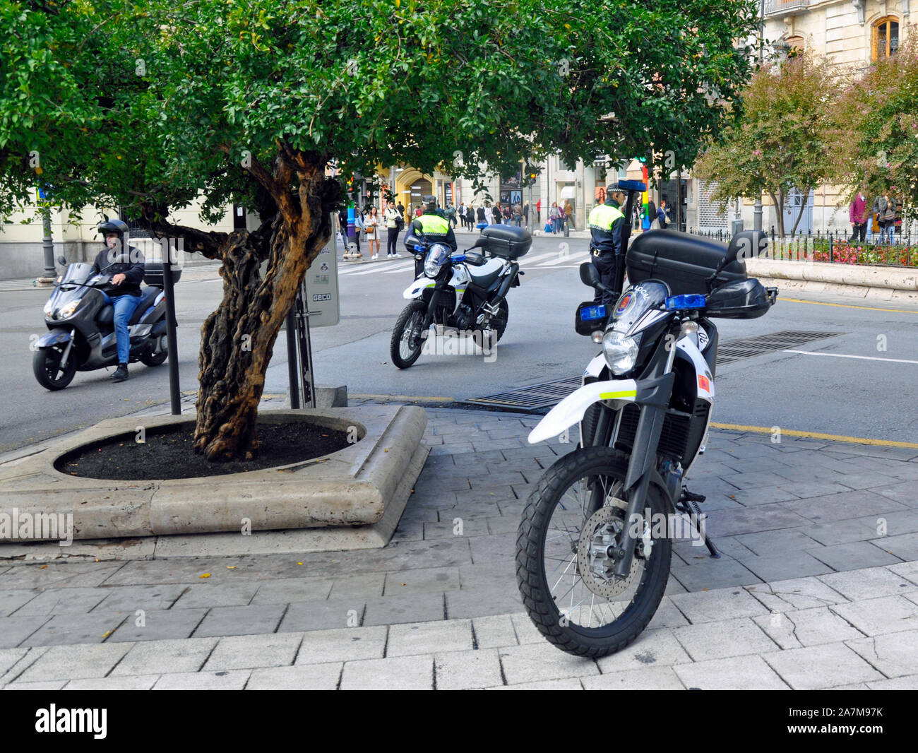 Police stop motorcycle motorcycles hi-res stock photography and images ...