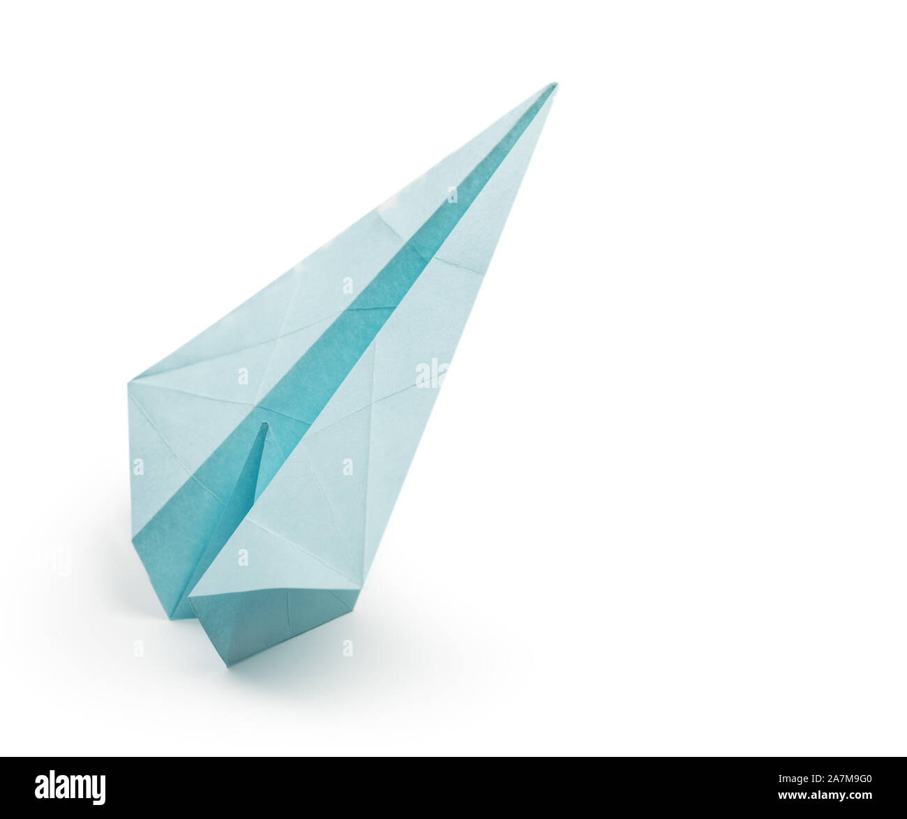Paper plane isolated with clipping path Stock Photo - Alamy