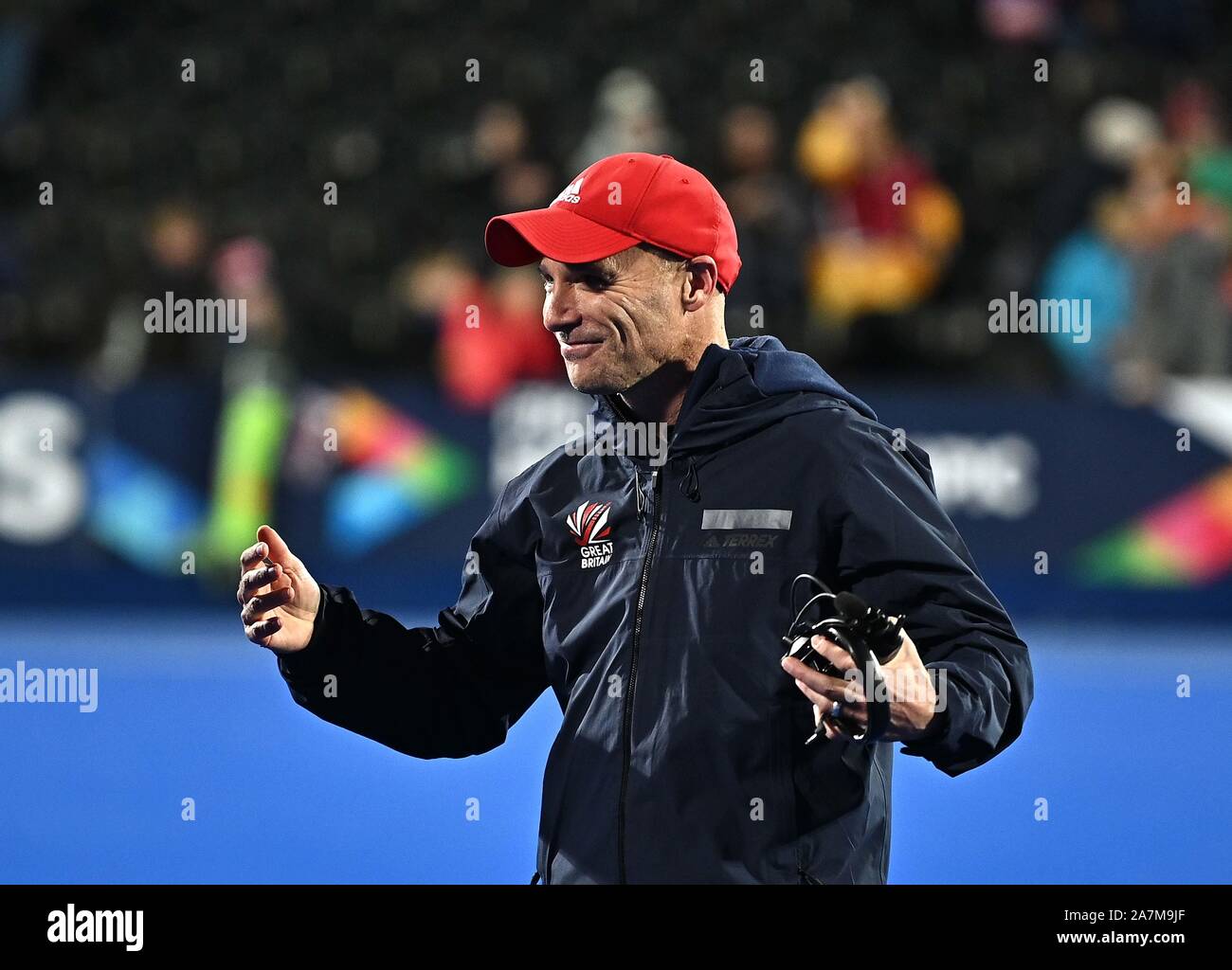 Stratford. United Kingdom. 03 November 2019. Danny Kerry (GB coach ...