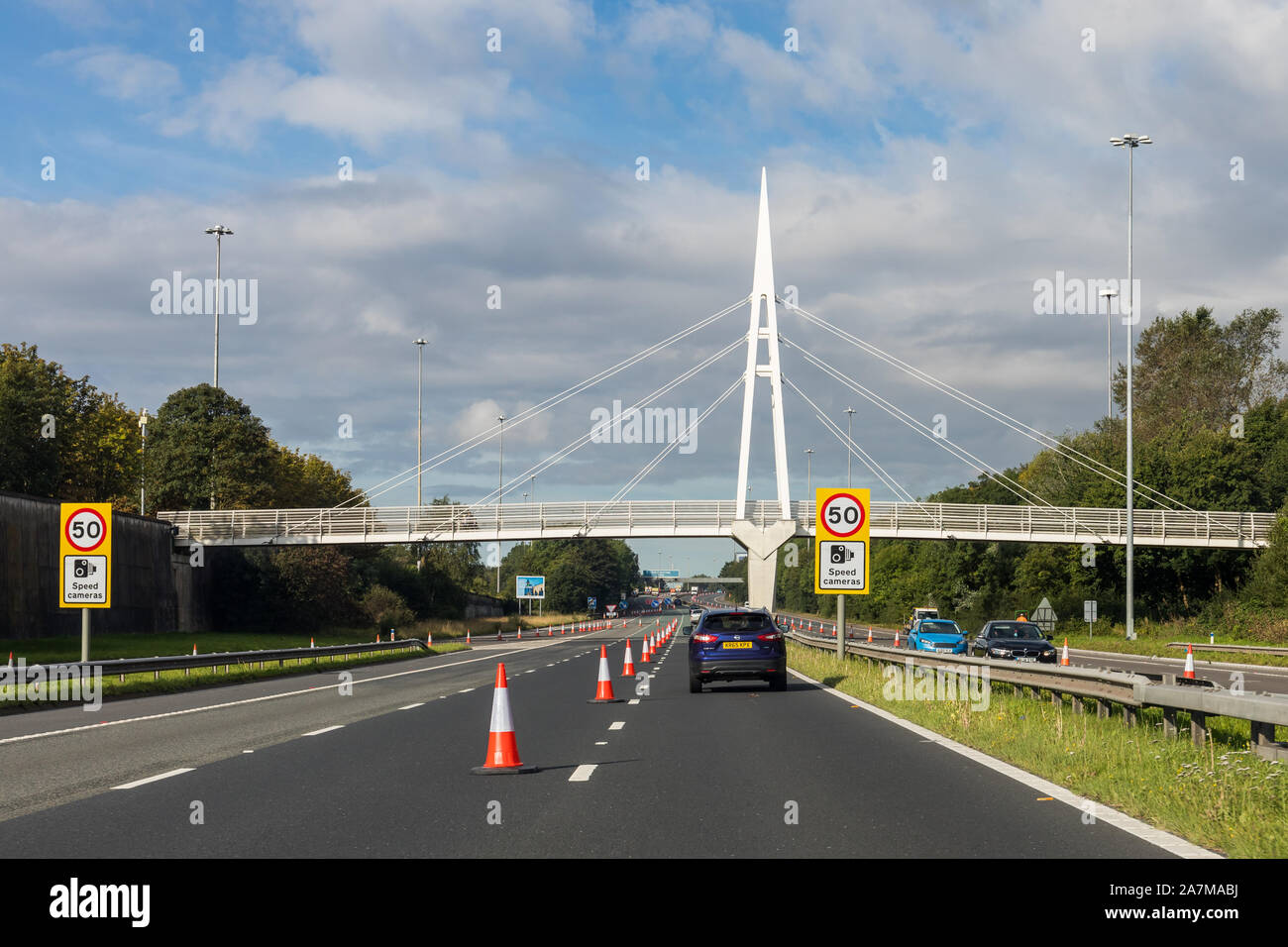 Motorway closed sign hi-res stock photography and images - Alamy