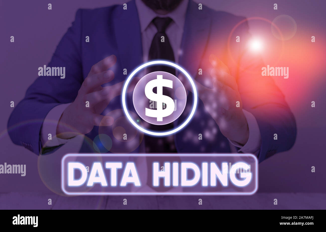 Word writing text Data Hiding. Business photo showcasing Secretly embedding data in graphics ...