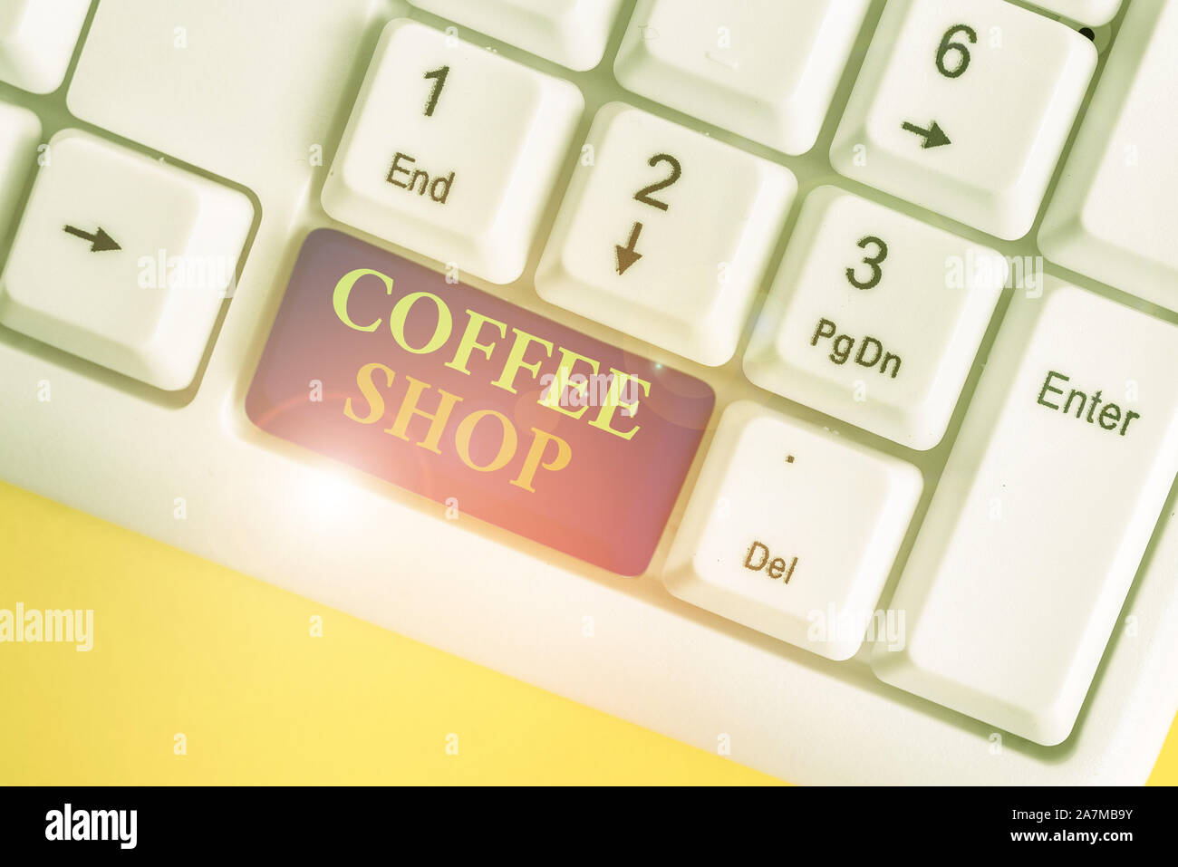 Conceptual hand writing showing Coffee Shop. Concept meaning small ...