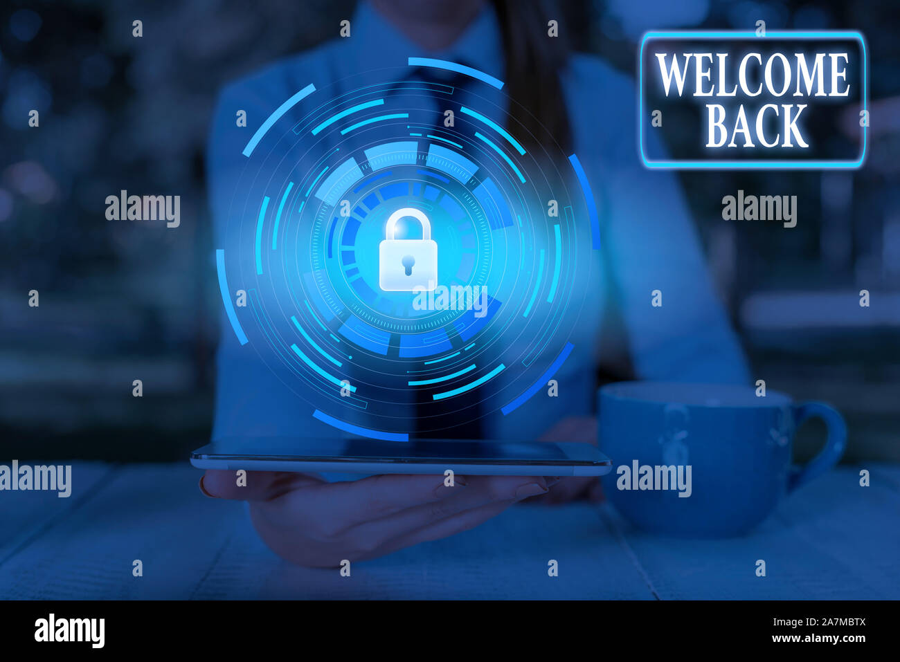 Word writing text Welcome Back. Business photo showcasing something ...