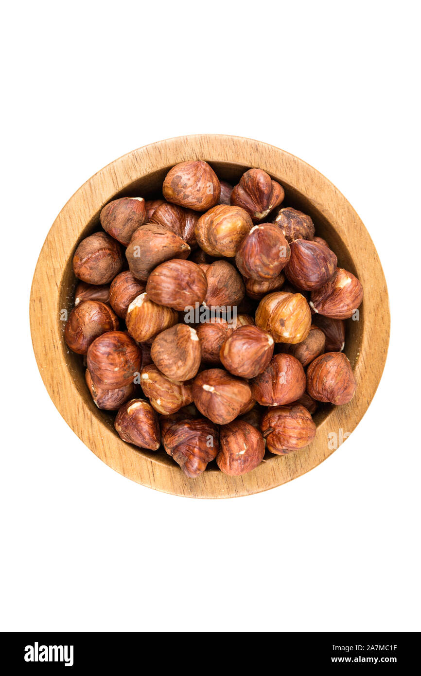 Pile unshelled hazelnuts isolated hi-res stock photography and images ...
