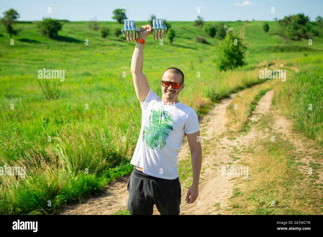 Hand over head hi-res stock photography and images - Alamy
