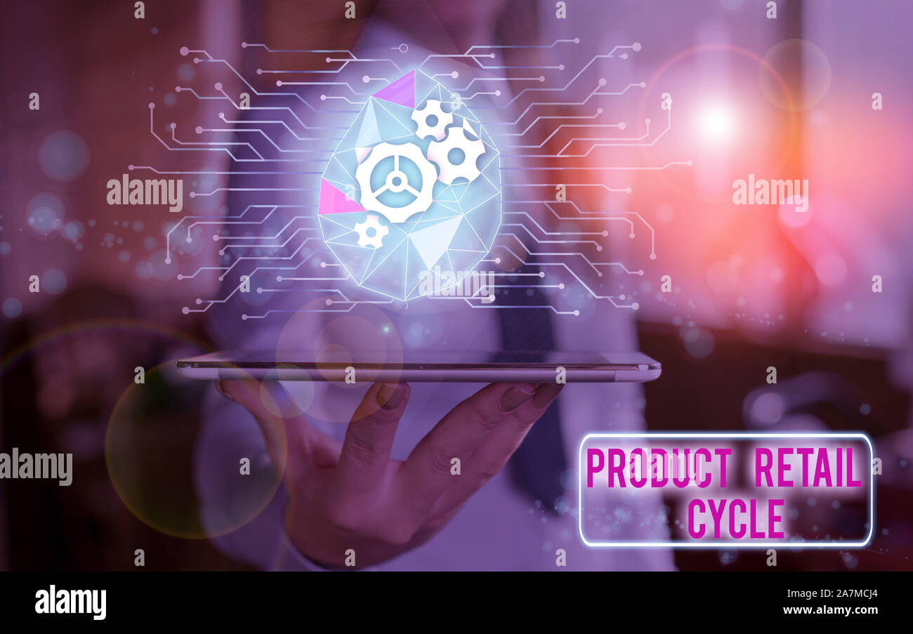 Handwriting text Product Retail Cycle. Conceptual photo as brand ...