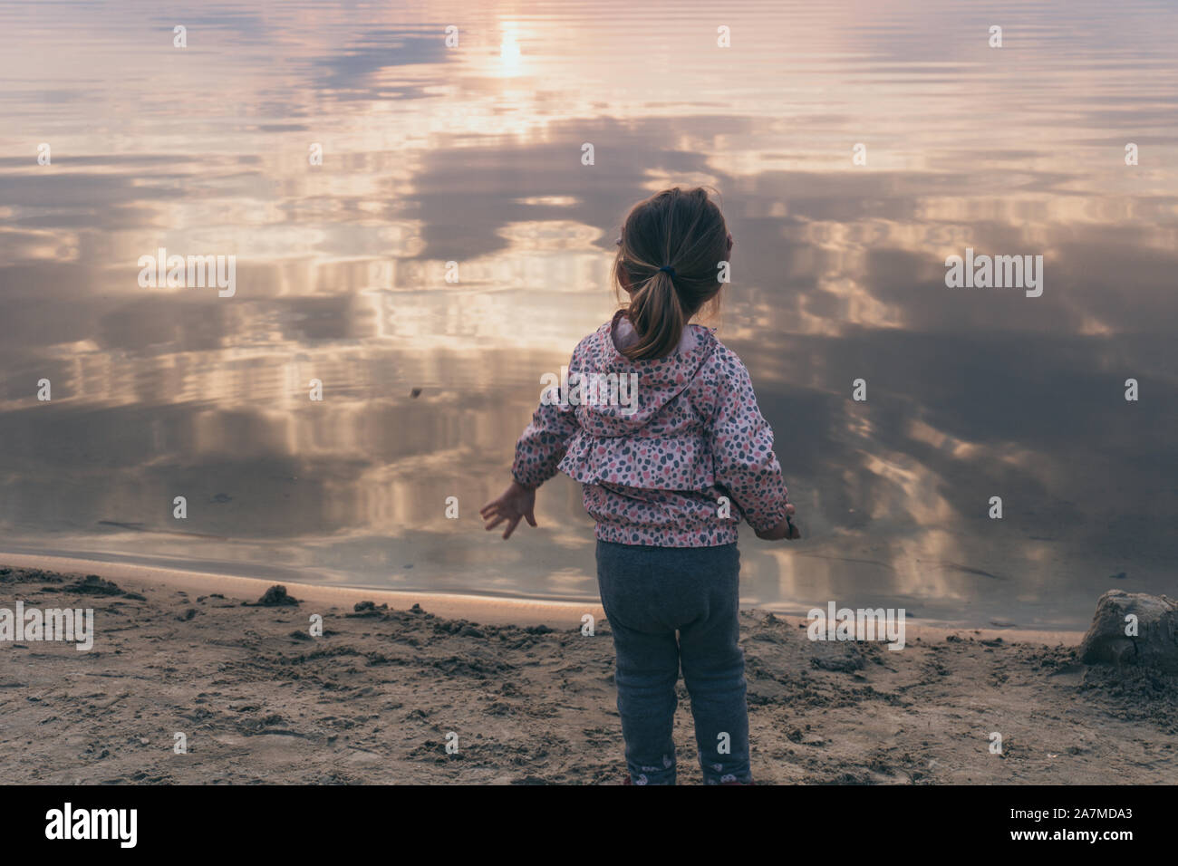 Child reflection happy hi-res stock photography and images - Alamy