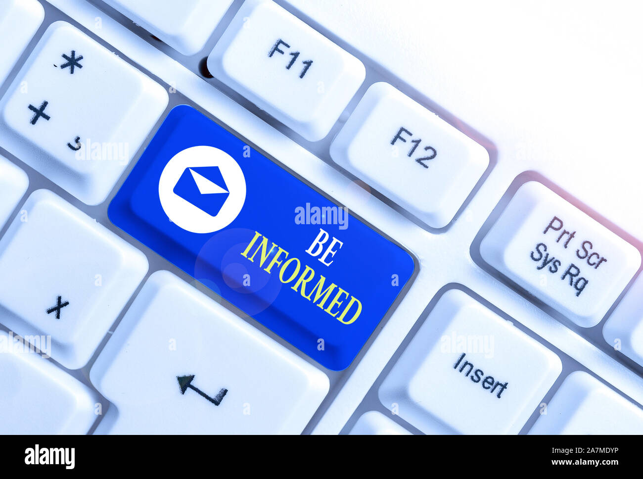 Word writing text Be Informed. Business photo showcasing having or ...