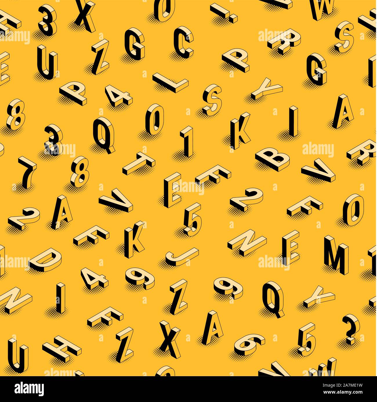 Seamless background with letters Stock Vector Image & Art - Alamy