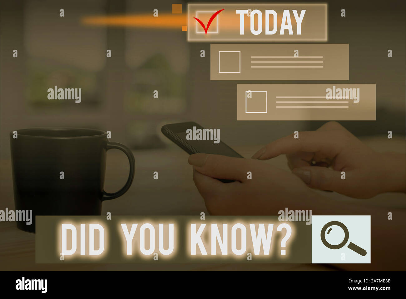 Conceptual hand writing showing Did You Know Question. Concept meaning ...