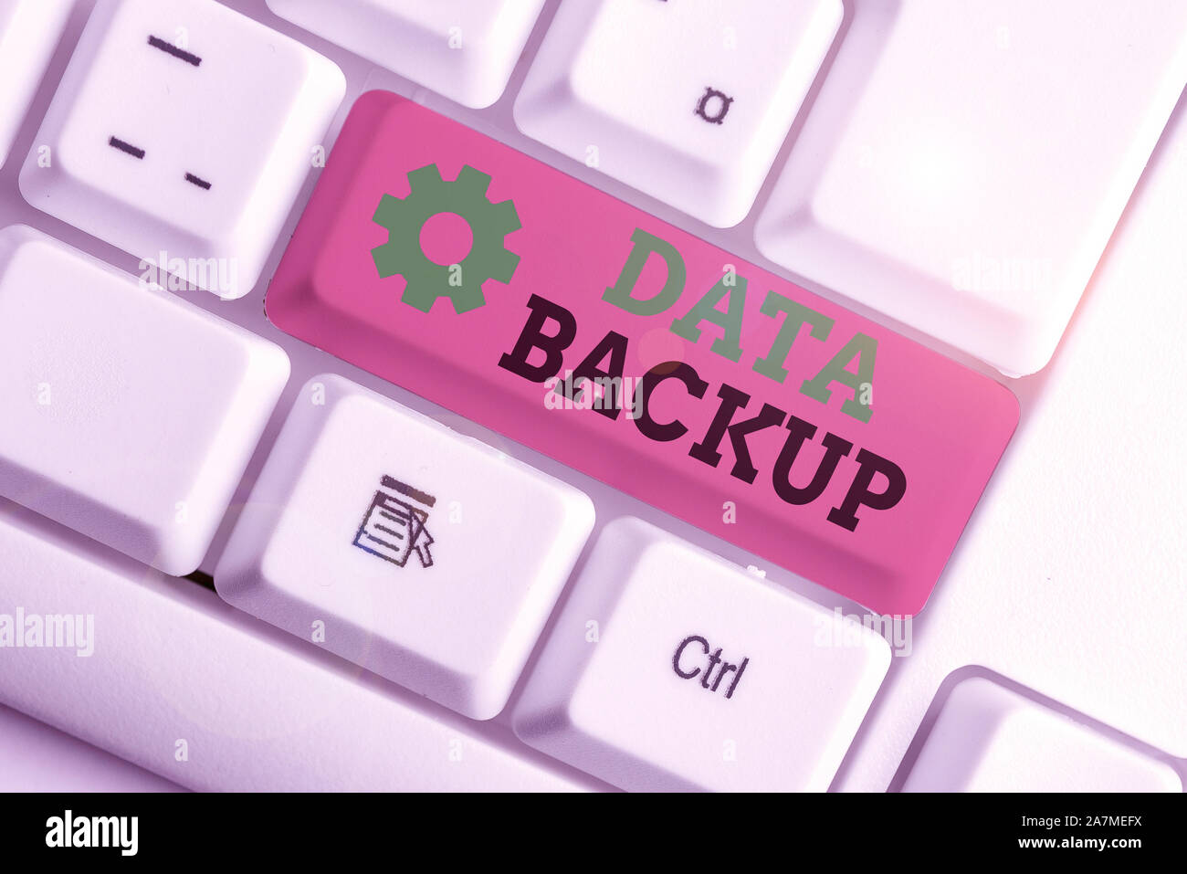 Conceptual hand writing showing Data Backup. Concept meaning copy of ...