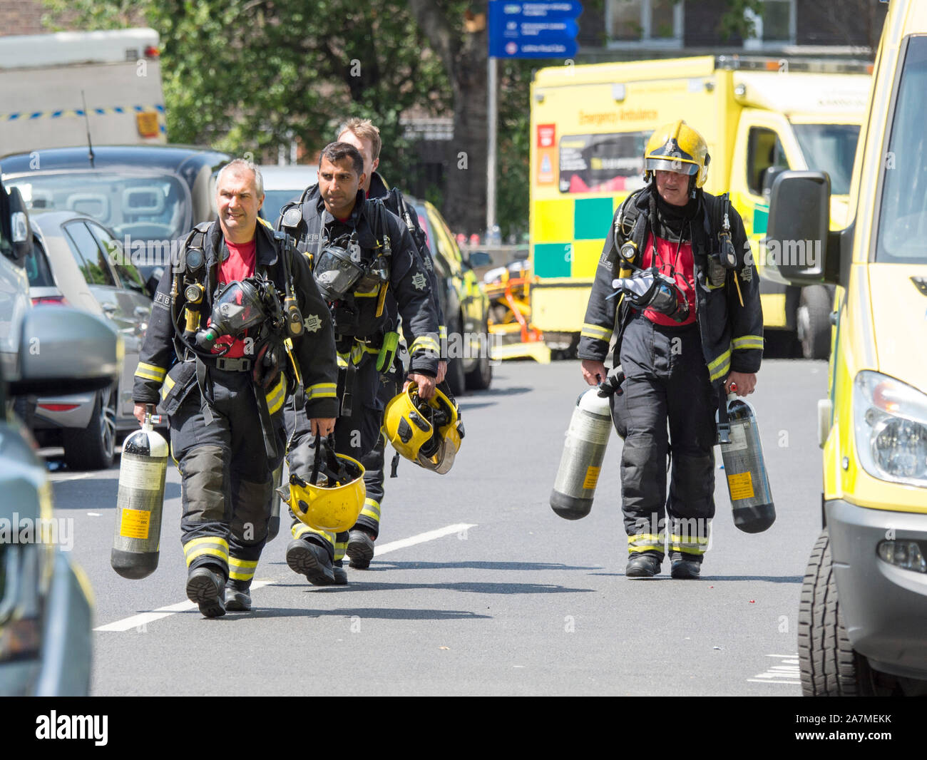 London fire brigade uniform hi-res stock photography and images - Alamy