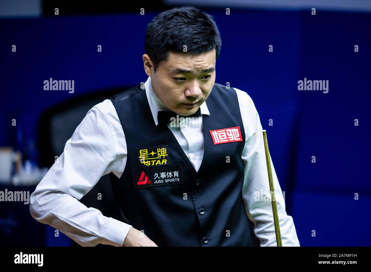 Picture of Chinese professional snooker player Ding Junhui at the Frist ...
