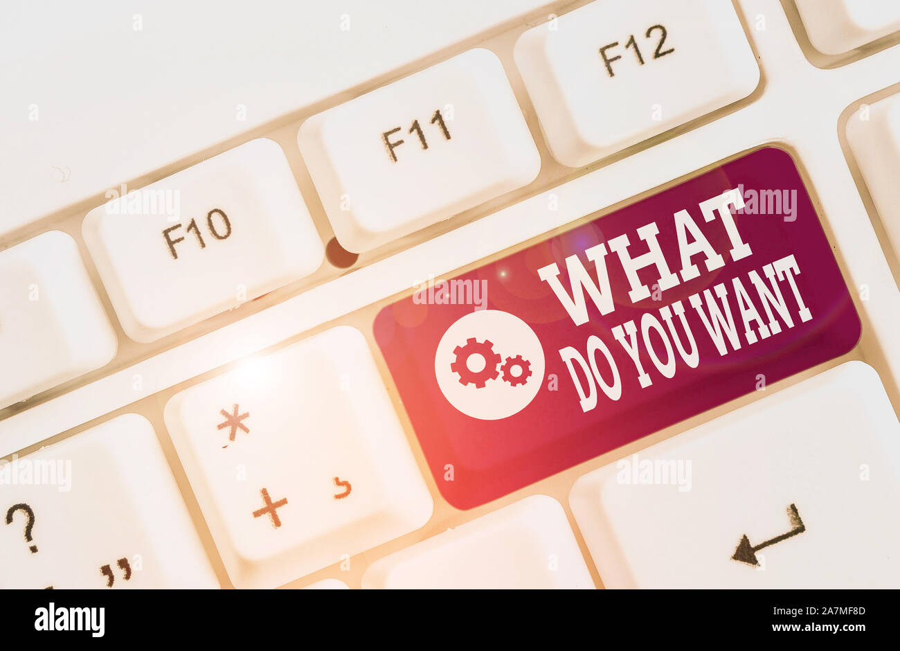 Handwriting text What Do You Want. Conceptual photo used for offering ...