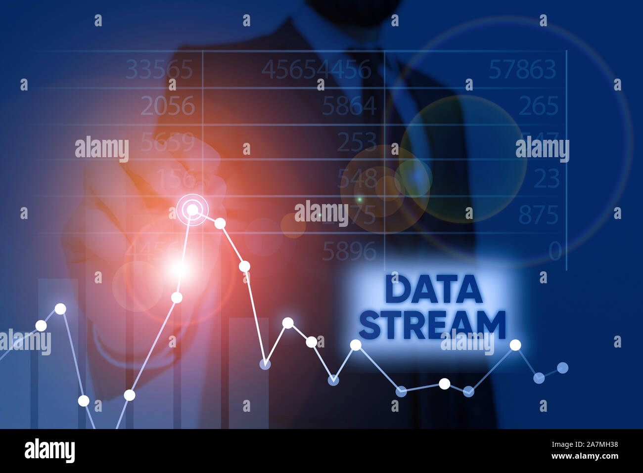 Word writing text Data Stream. Business photo showcasing sequence of ...