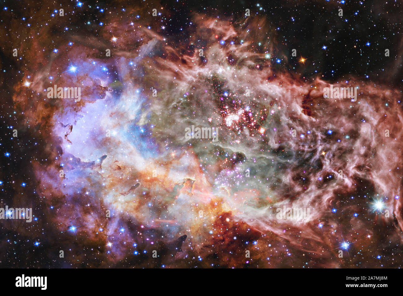 Cosmos. Abstract space wallpaper. Elements of this image furnished by ...