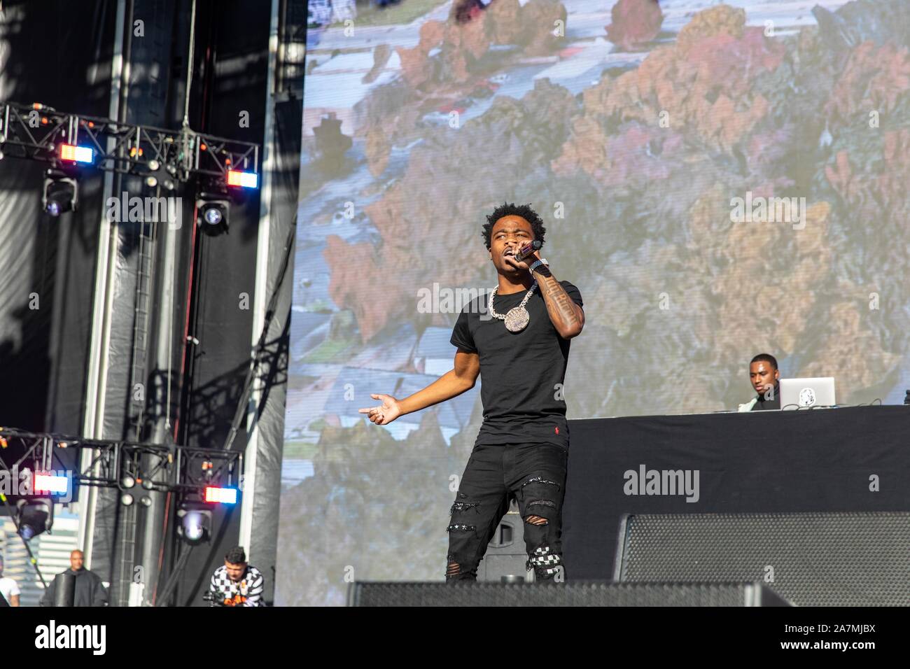 November 1, 2019, Las Vegas, Nevada, U.S: Rapper RODDY RICCH (RODRICK ...