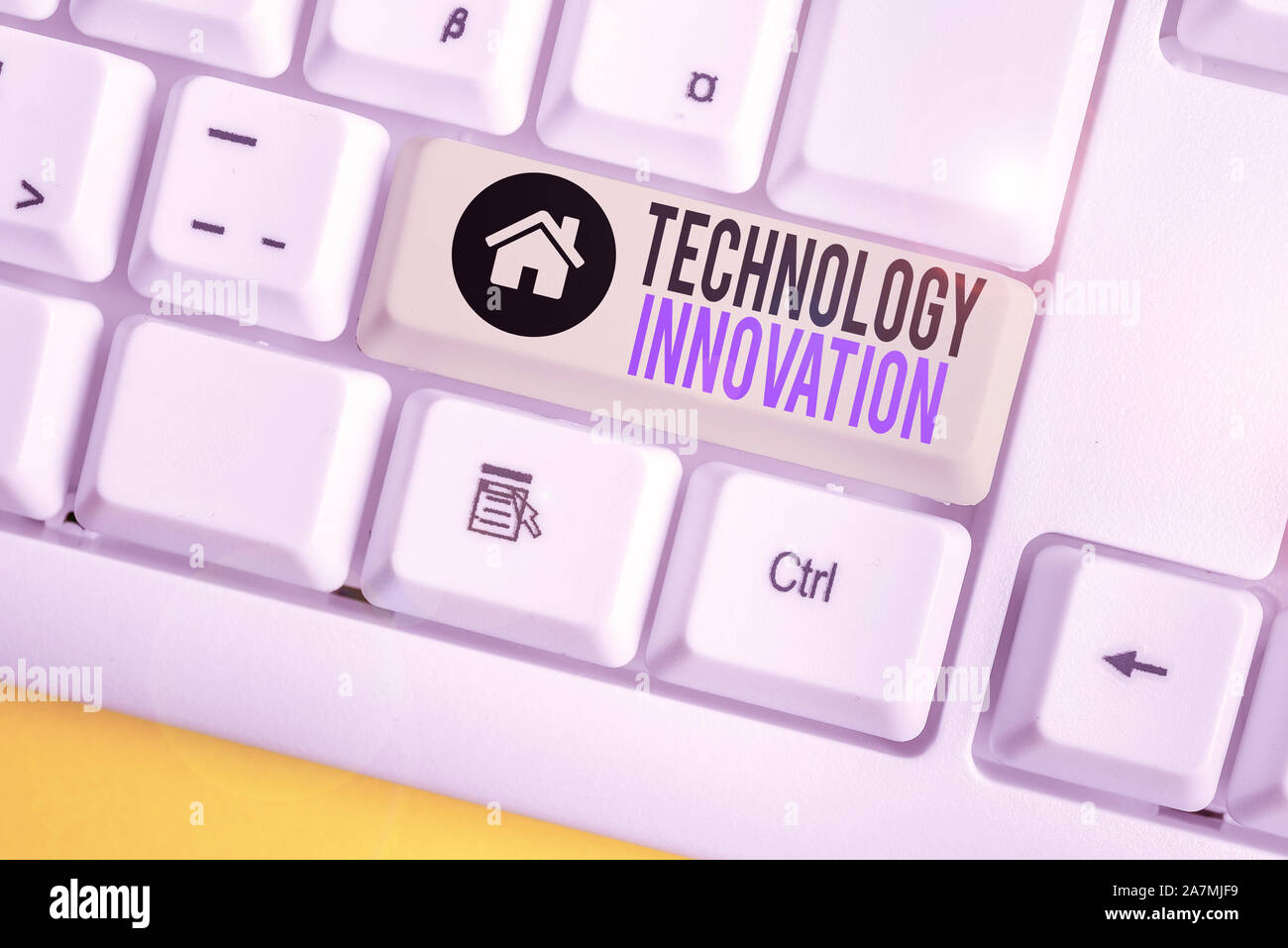 Handwriting text writing Technology Innovation. Conceptual photo ...