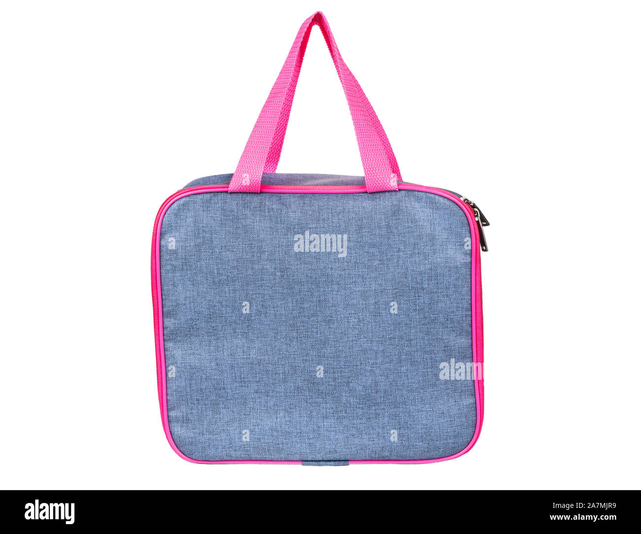 Womens square fabric bag isolated on white background Stock Photo - Alamy