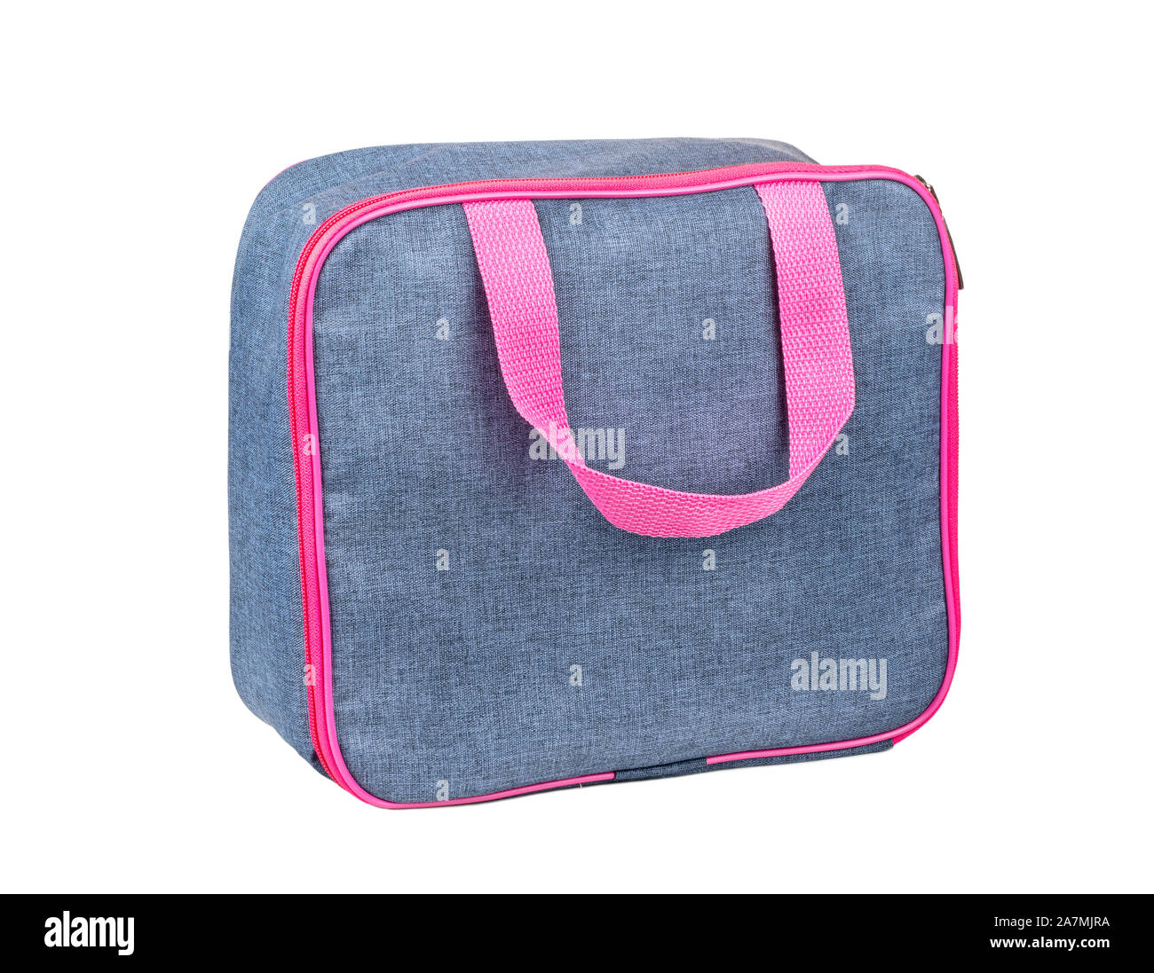 Womens square fabric bag isolated on white background Stock Photo - Alamy