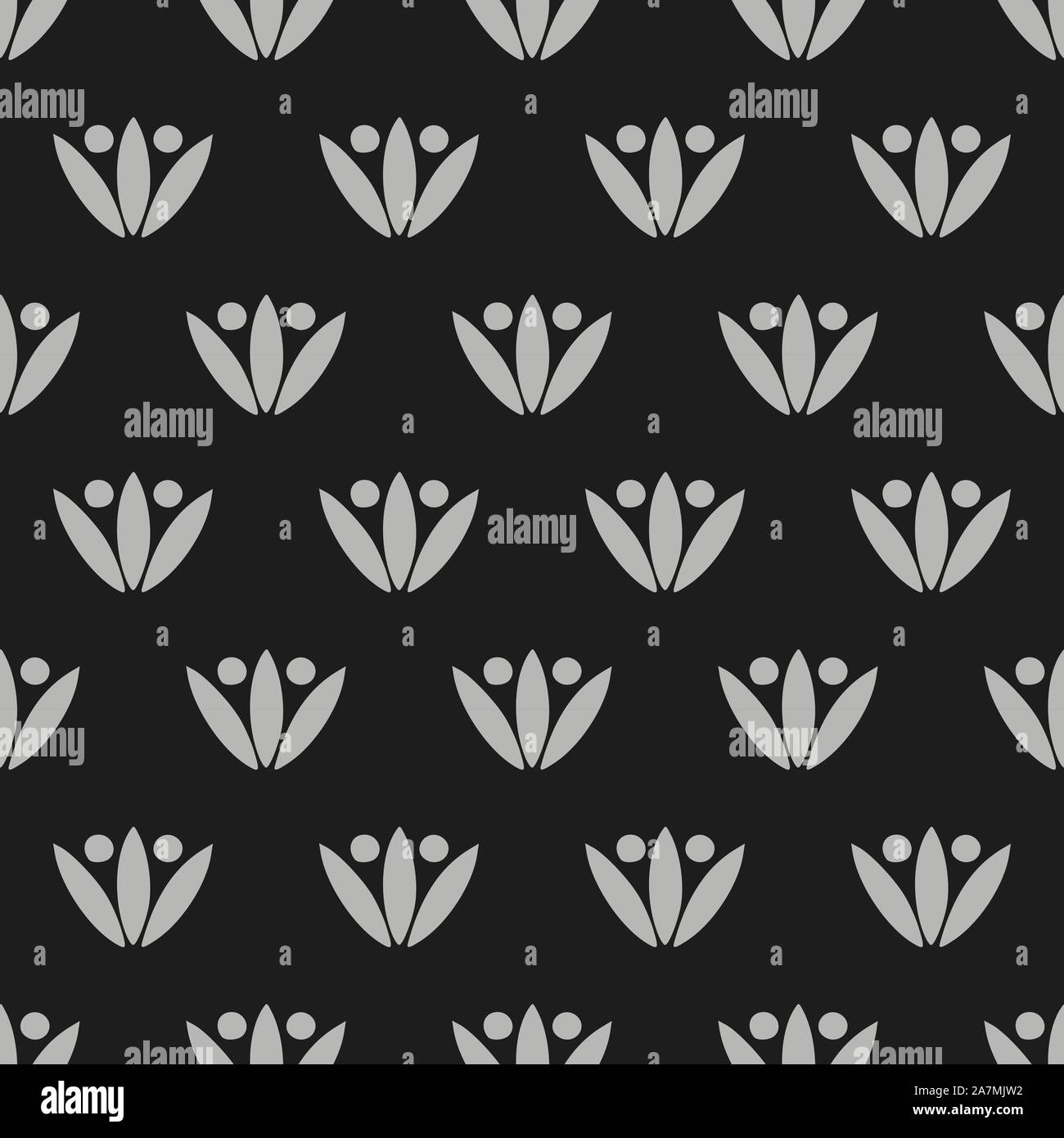 Victorian Flower Pattern Vector