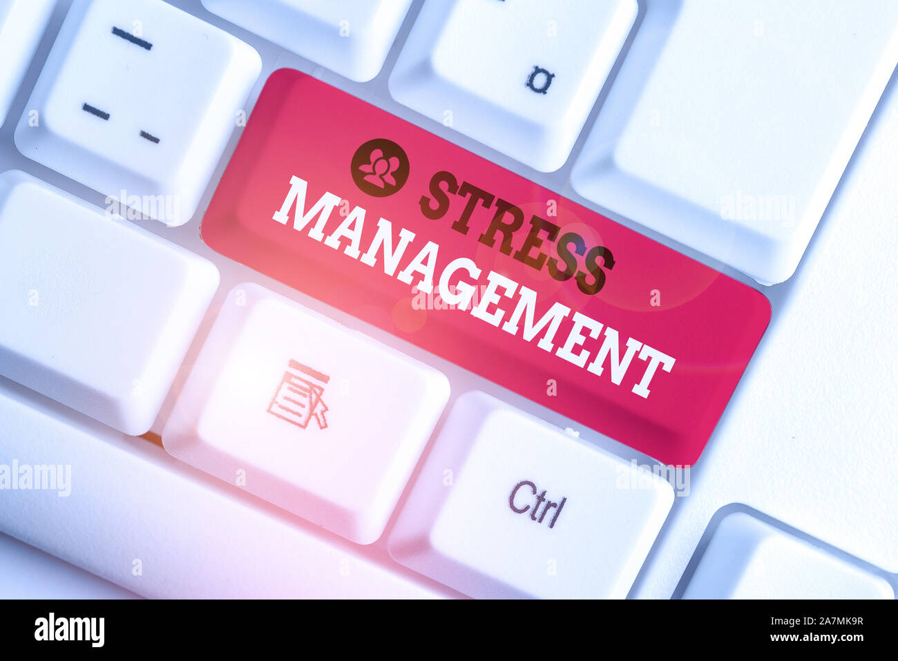 Handwriting text Stress Management. Conceptual photo method of limiting ...