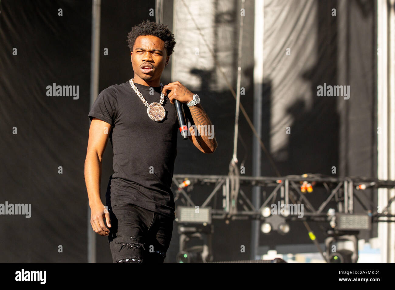 November 1, 2019, Las Vegas, Nevada, U.S: Rapper RODDY RICCH (RODRICK ...
